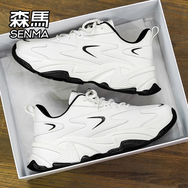 Senma men's shoes autumn and winter leather waterproof sports and ...