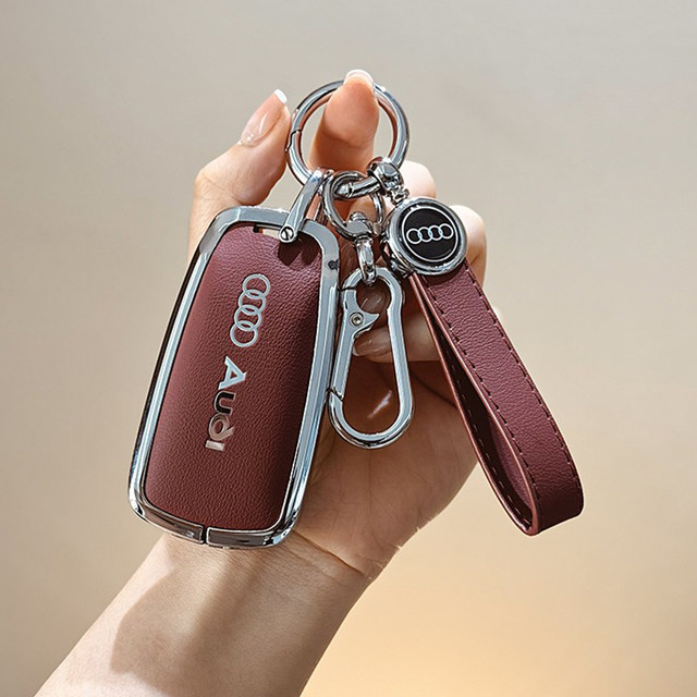 Applicable to the Audi Q5L key cover new A4L car A6L female A3L q2l male A7L Q7 A8L shell A5L buckle
