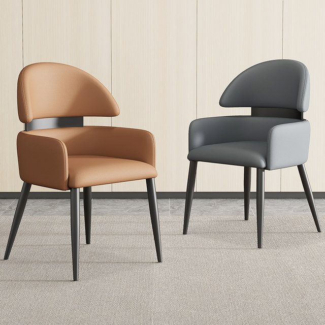 Italian light luxury dining chair 2024 new style minimalist home ...