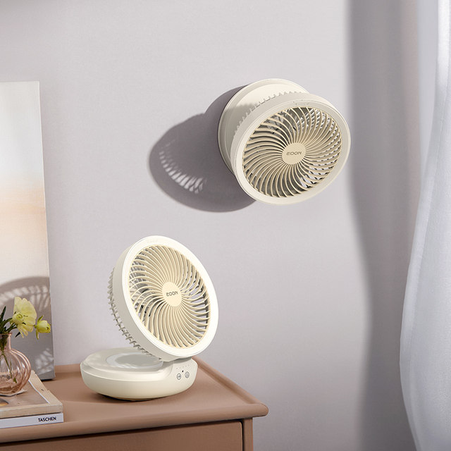Edon folding wall-mounted electric fan kitchen dedicated rechargeable fan e808 air circulation ...