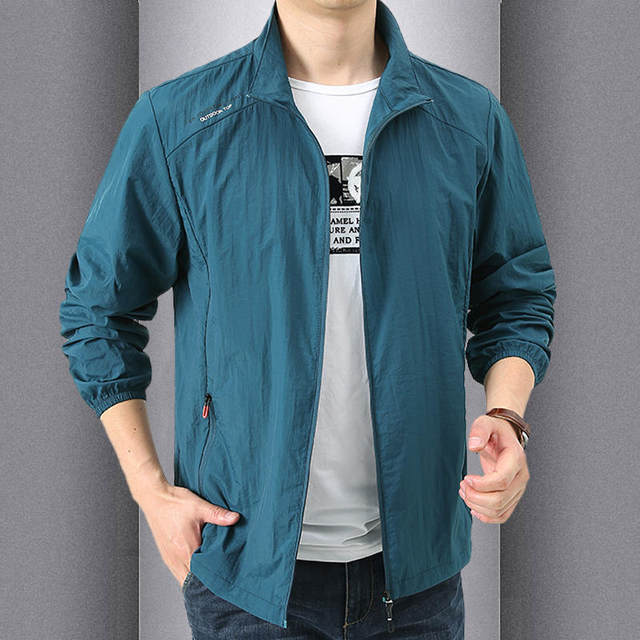 2024 Bingshi Speed drying sunscreen jacket summer men's stand -up ...
