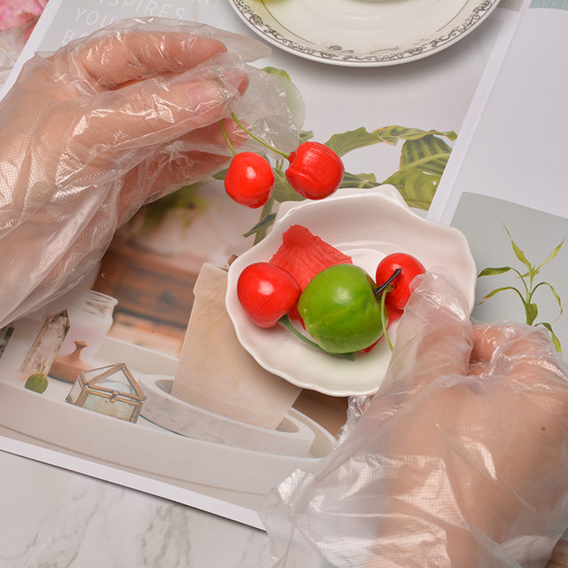 Eating lobster durable thickened PVC food catering PE plastic household ...