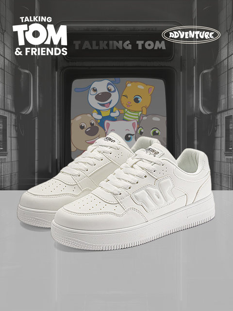 Tom Cat Shoes Men's White Shoes Men's 2025 New Breathable Air Force ...