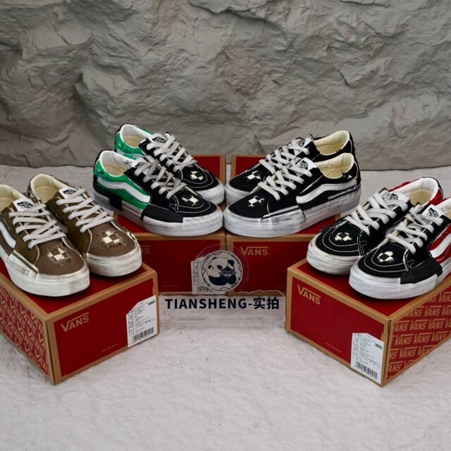 Vans Sk8-Low dirty deconstruction destruction high-end distressed low ...