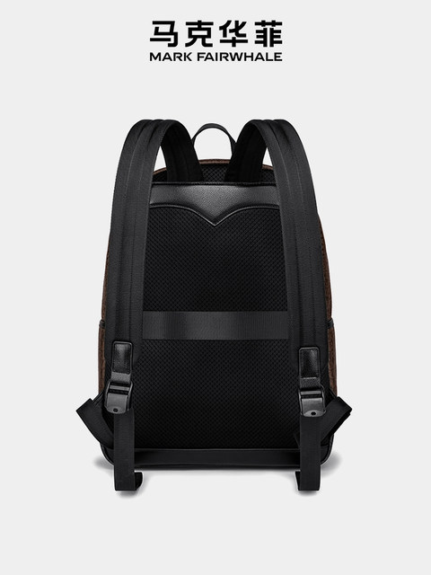 Mark Fairwhale/Mark Fairwhale fashion casual all-match backpack simple ...