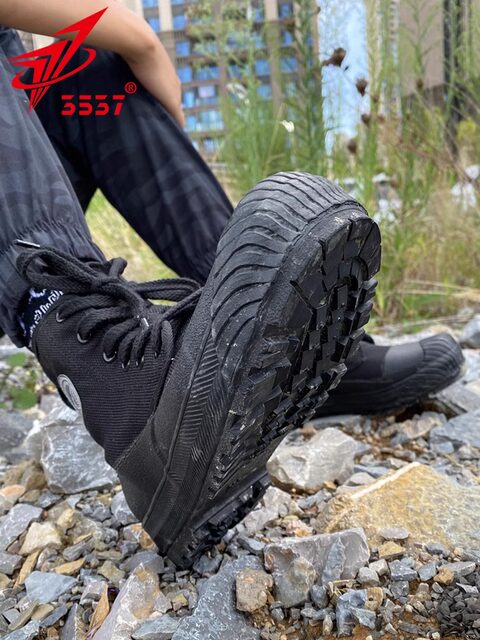 3537 genuine anti-puncture high-top liberation shoes men's waterproof ...