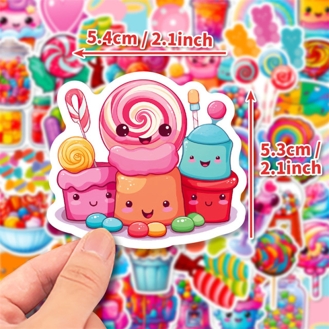 New 50 colorful candies, lollipops, desserts, personalized graffiti ...