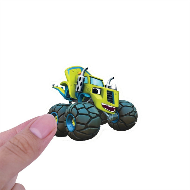 55 cartoon cyclone battle team Blaze animation children's sticker ...