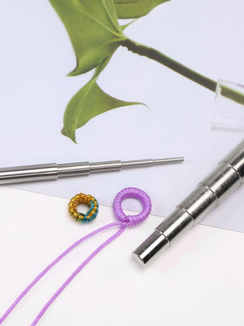 Five-section manual winding rod DIY rope braid steel coil winding coil ...