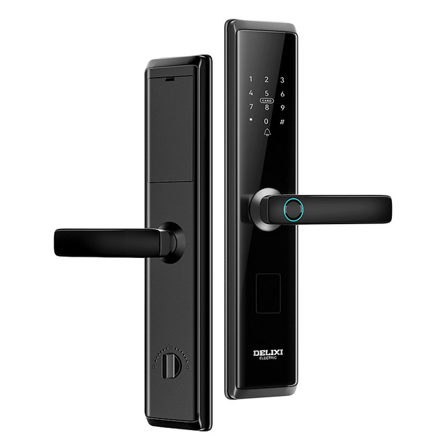 Delixi fingerprint lock home security door smart door lock entry door ...