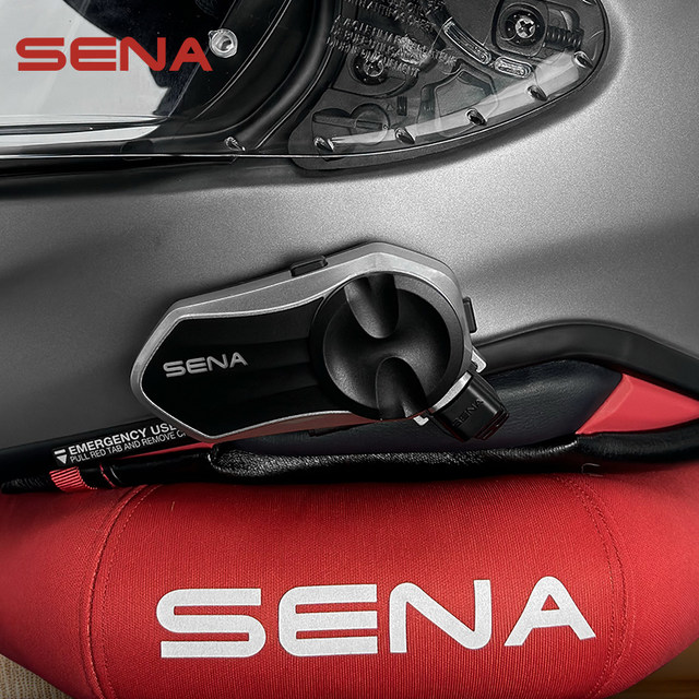 SENA C30 Helmet Bluetooth Headset Mesh Wireless Intercom Active Noise Cancellation HD Speaker ...