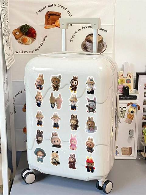 60 pieces of cute labubu Labubu Elf waterproof stickers refrigerator ...