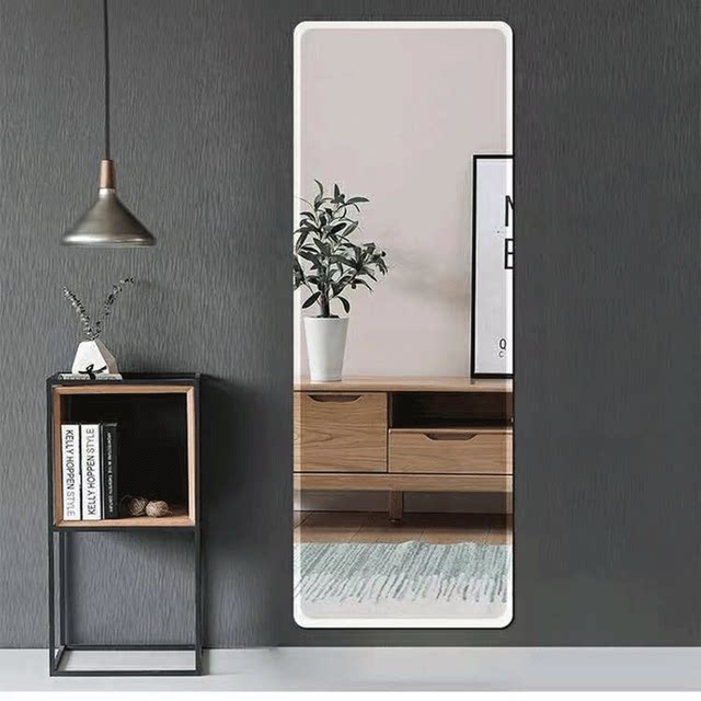 Mirror wall-mounted full-length mirror pasted full-length mirror self ...