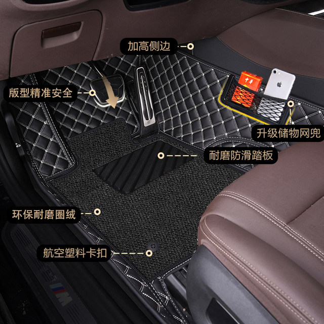 Audi A4L A6L Q5L A3L Q3 Q2L A5 A7 Q7 A7L A8 dedicated fully enclosed car foot pad