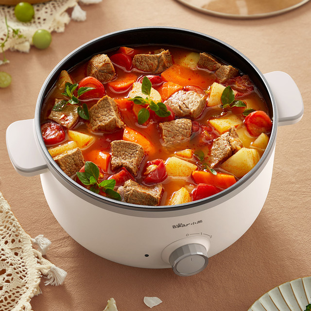 Bear electric hot pot multi-functional all-in-one pot household wok ...