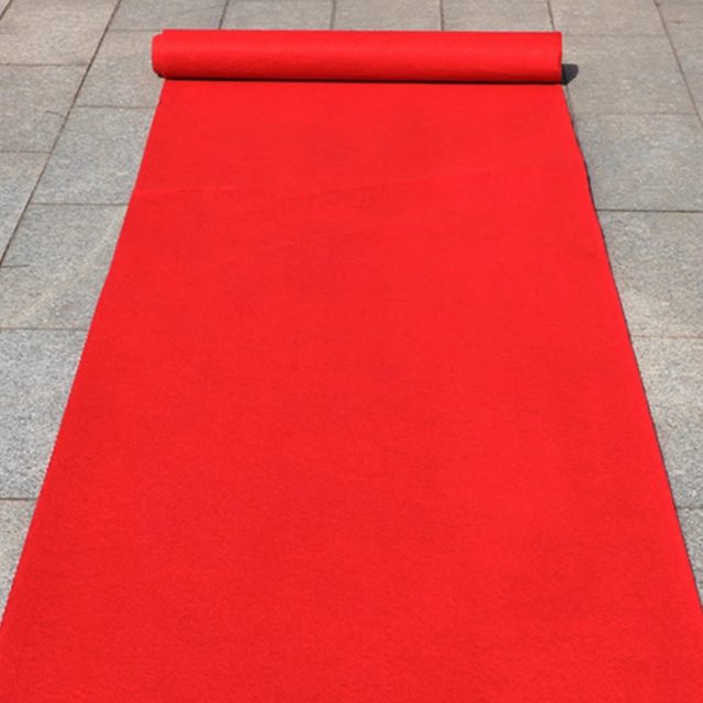 Red carpet disposable wedding opening store entrance wedding carpet ...