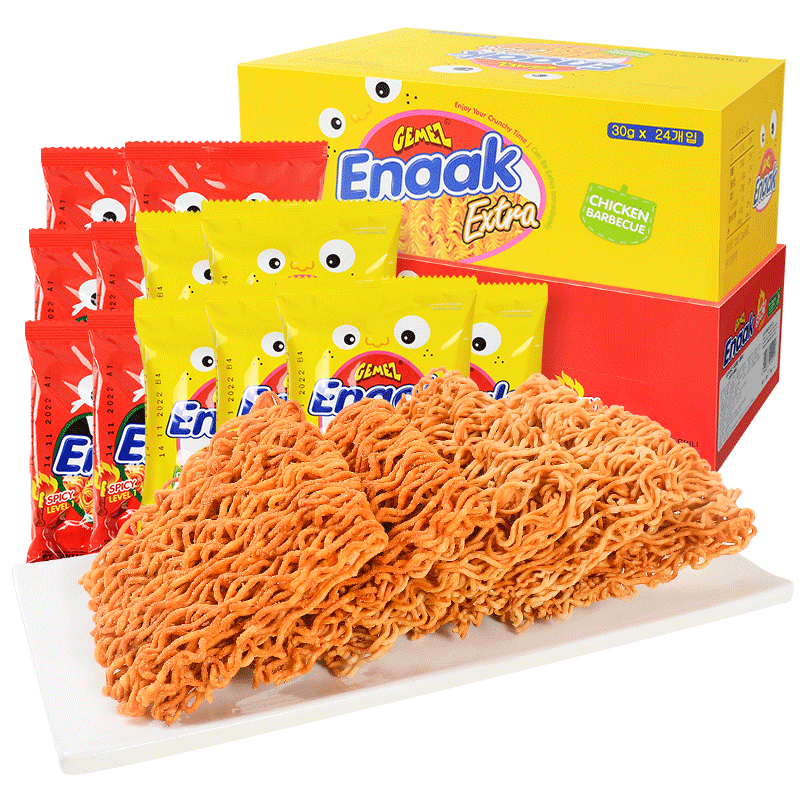 Gemez Indonesian imported crispy chicken noodles 30g*24 pack/full box ...