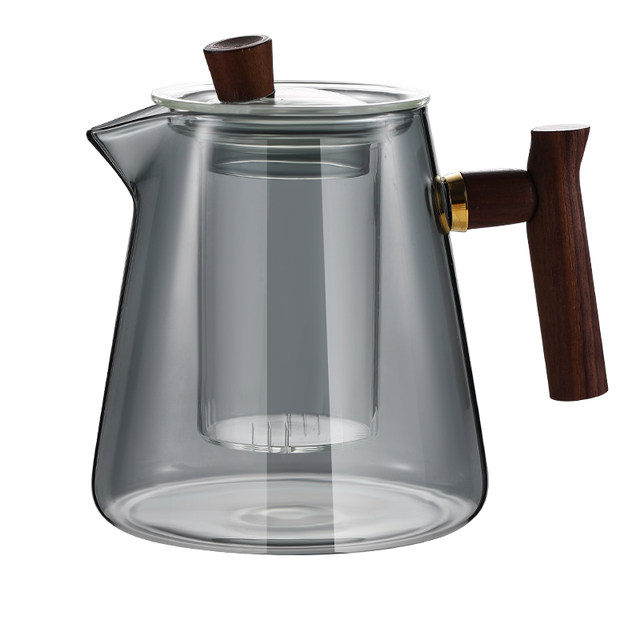 Glass teapot for tea making, home office, high temperature resistant ...