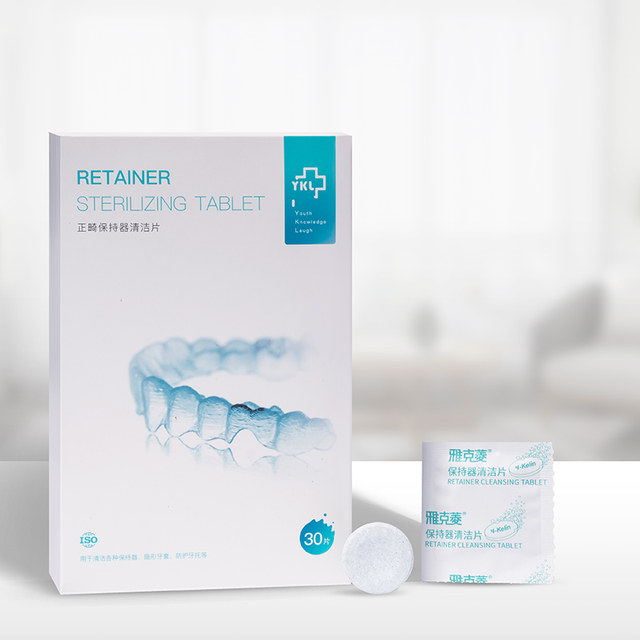 Jacqueline Orthodontic Retainer Cleaning Tablets Teeth Denture Cleaning ...