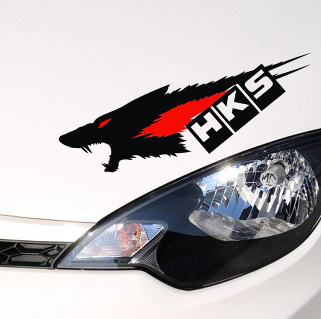 Car wolf totem pull flower sticker car door sticker bumper scratch ...