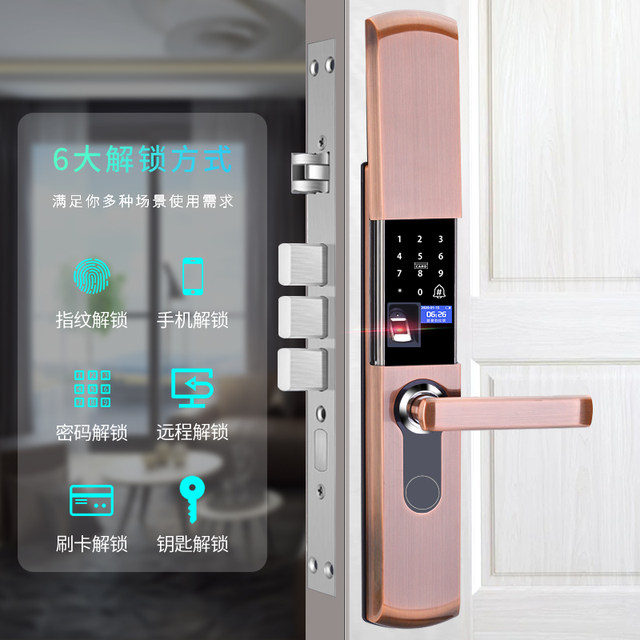 Zhanjian Automatic Slide Cover Fingerprint Lock Combination Lock Home ...