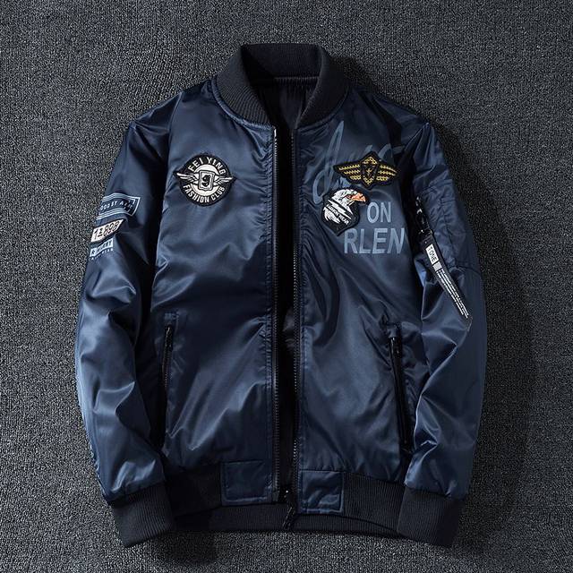 Men's U.S. Air Force Aviator Jacket MA1 Spring and Autumn Baseball Wear ...