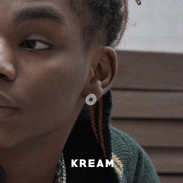 KREAM original S925 sterling silver earrings for men, hip-hop, and women.
