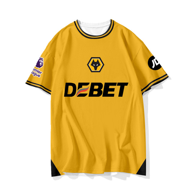 24-25 Wolves team Wolverhampton Wanderers uniform football clothes ...