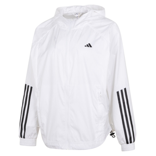 Adidas jacket white female winter new wind -proof running thin Taobo ...