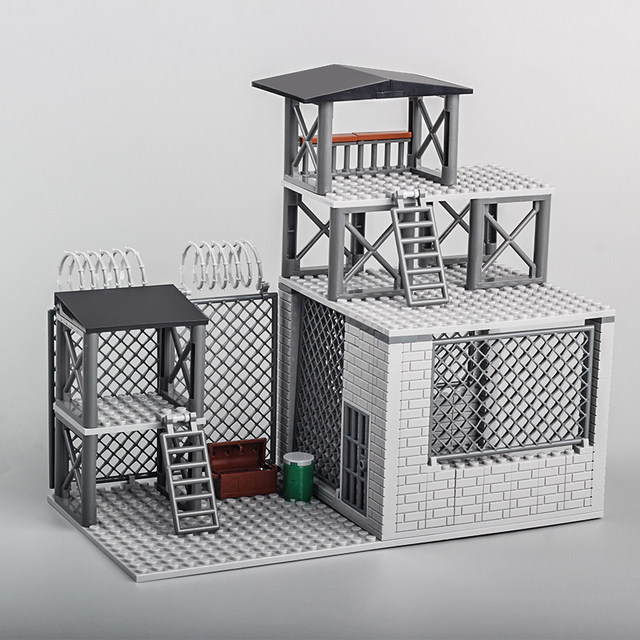 New product military war base sentry tower fortress house prison ...