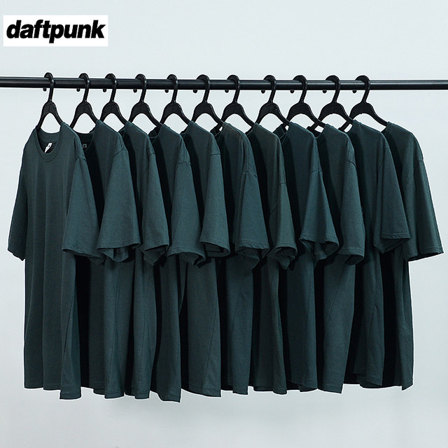 New summer American heavyweight 260g pure cotton short-sleeved T-shirt ...