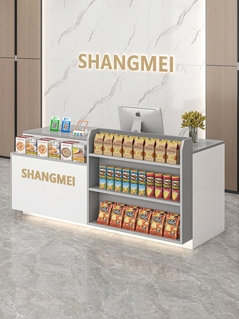 Bar cashier table store small counter table supermarket convenience ...