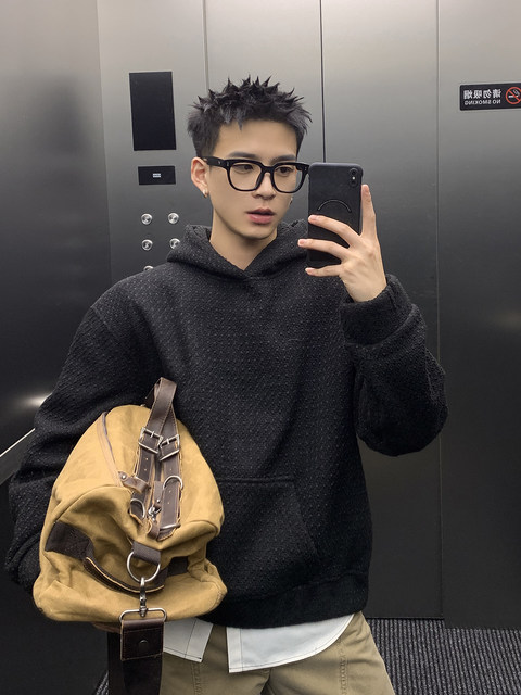 PLTH*American light luxury small incense wind hooded sweater high ...