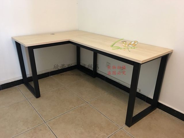 Xindisji desk legs corner desk legs L-shaped computer table legs ...