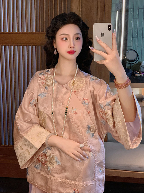 Lujin's homemade Butterfly Peony Embroidery Heavy Industry Fugui Flower ...