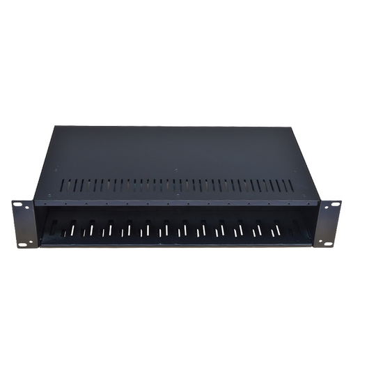 14-Slot Fiber Optic Transceiver Rack - External Transceiver Chassis ...