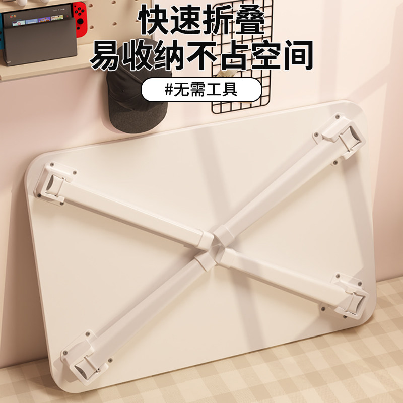 Folding Bay Window Computer Desk for Dormitories and Home Offices