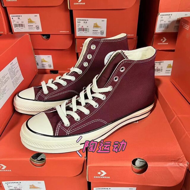 Tao Sports Converse 1970s Deep Wine Red Retro Gang Gangson Shoe Street ...