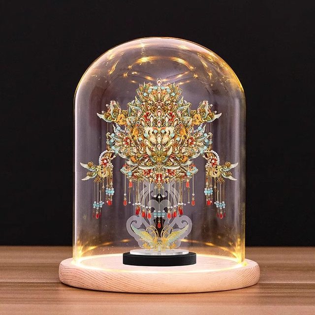 Pinku Kowloon Nine Phoenix Crown 3D metal puzzle assembly model diy ...