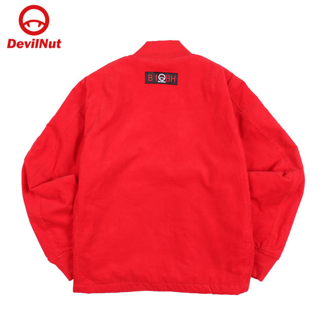 DEVIL NUT trendy brand Devil Unisex Chinese Red New Year Red Jacket BH AET