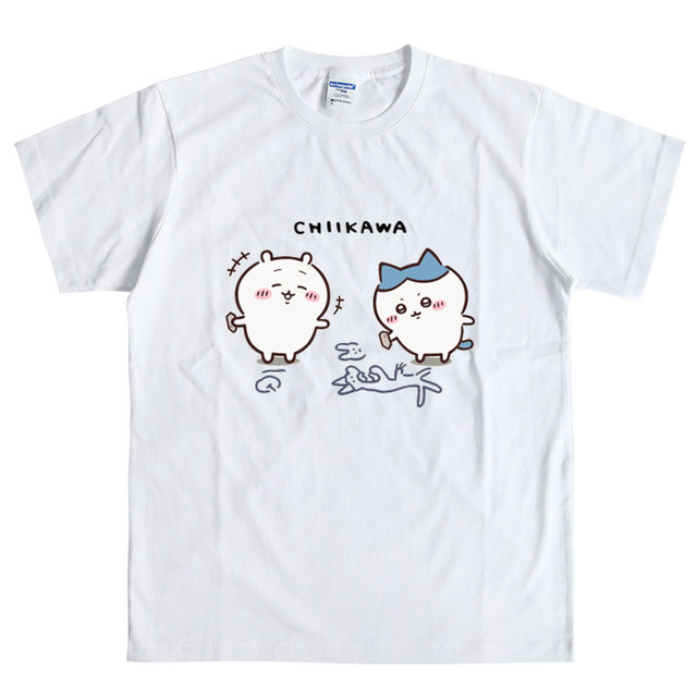 Chiikawa peripheral clothes short-sleeved T-shirt Jiikawa Xiaohachi ...