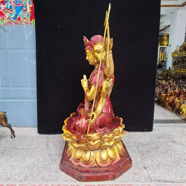 Pure bronze Doumu Yuanjun Ziguo Virgin Four Royal Beidou Seven Stars of ...