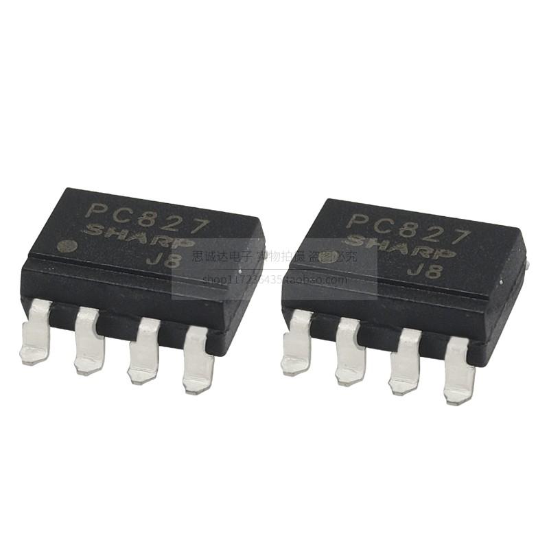 翻新PC827 贴片SOP-8 双通道光隔离器 光电耦合 LTV827 EL827-淘宝网
