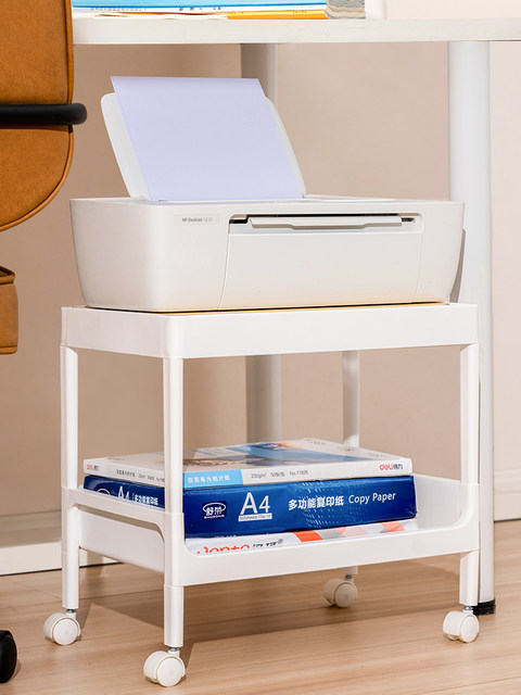 Printer storage rack floor-standing bracket movable multi-layer storage ...