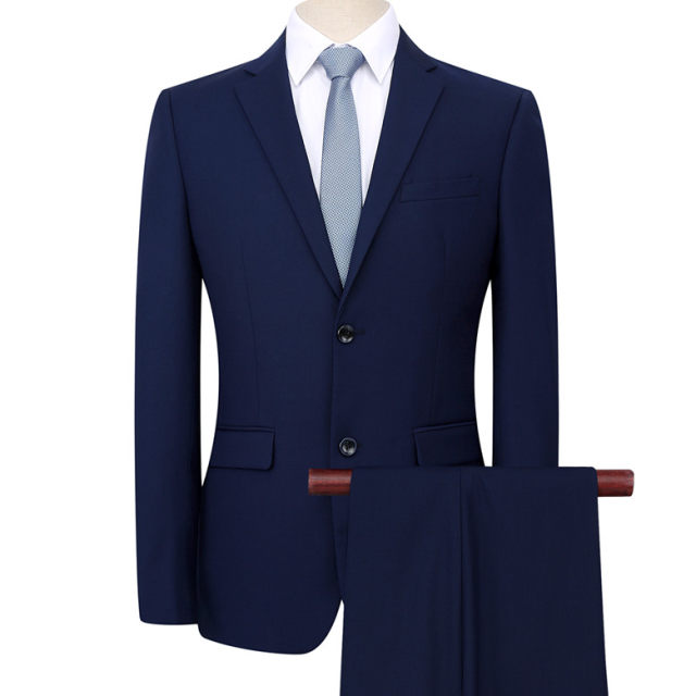 Volvo 4S shop new blue suit suit male and female career work clothes ...