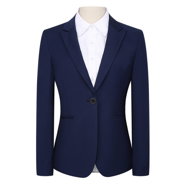 Volvo 4S shop new blue suit suit male and female career work clothes ...