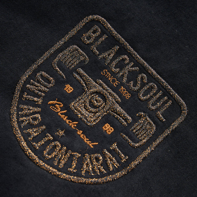 ONIARAI/Ghost Wash 23 Autumn and Winter New Wings Dark Gold Embroidered ...