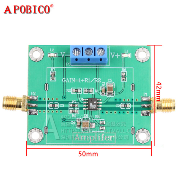 OPA695 High-Speed Wideband Operational Amplifier Competition Module ...