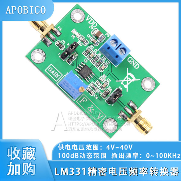 Módulo Convertidor De Voltaje A Frecuencia Lm331: 1 Hz A 10 Khz ...