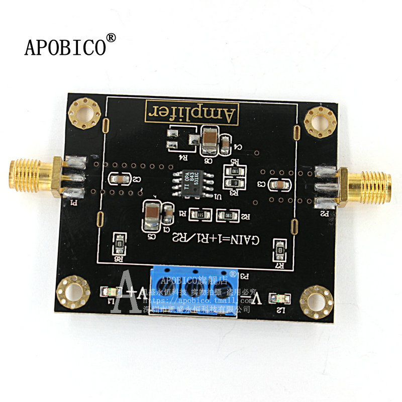 OPA843 High Speed Broadband Operational Amplifier Module, 800MHz ...